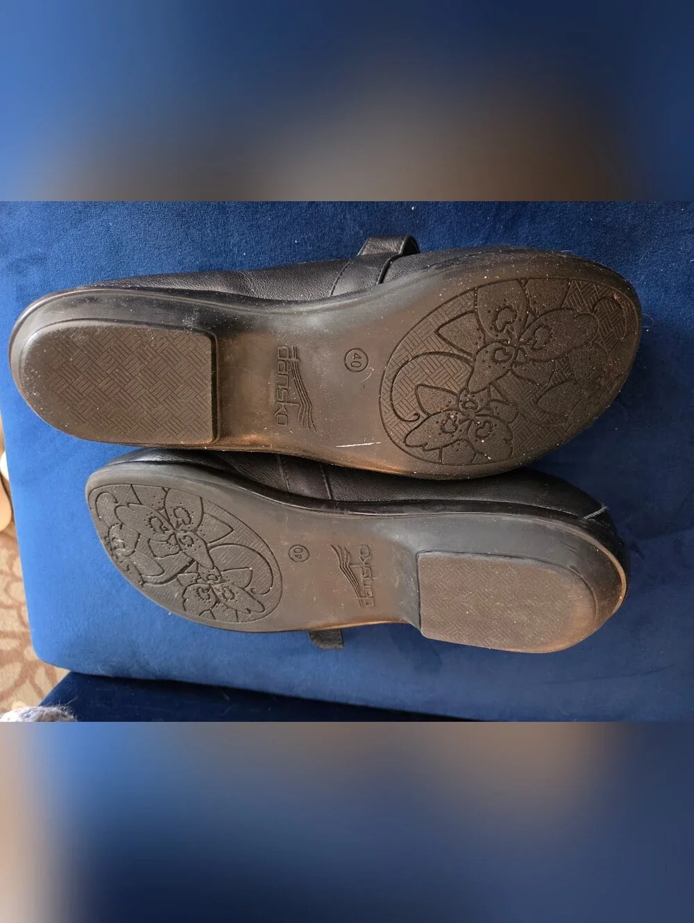 Dansko | Shoes | Dansko Black Mary Jane Leather Flats With Buckle Strap ...